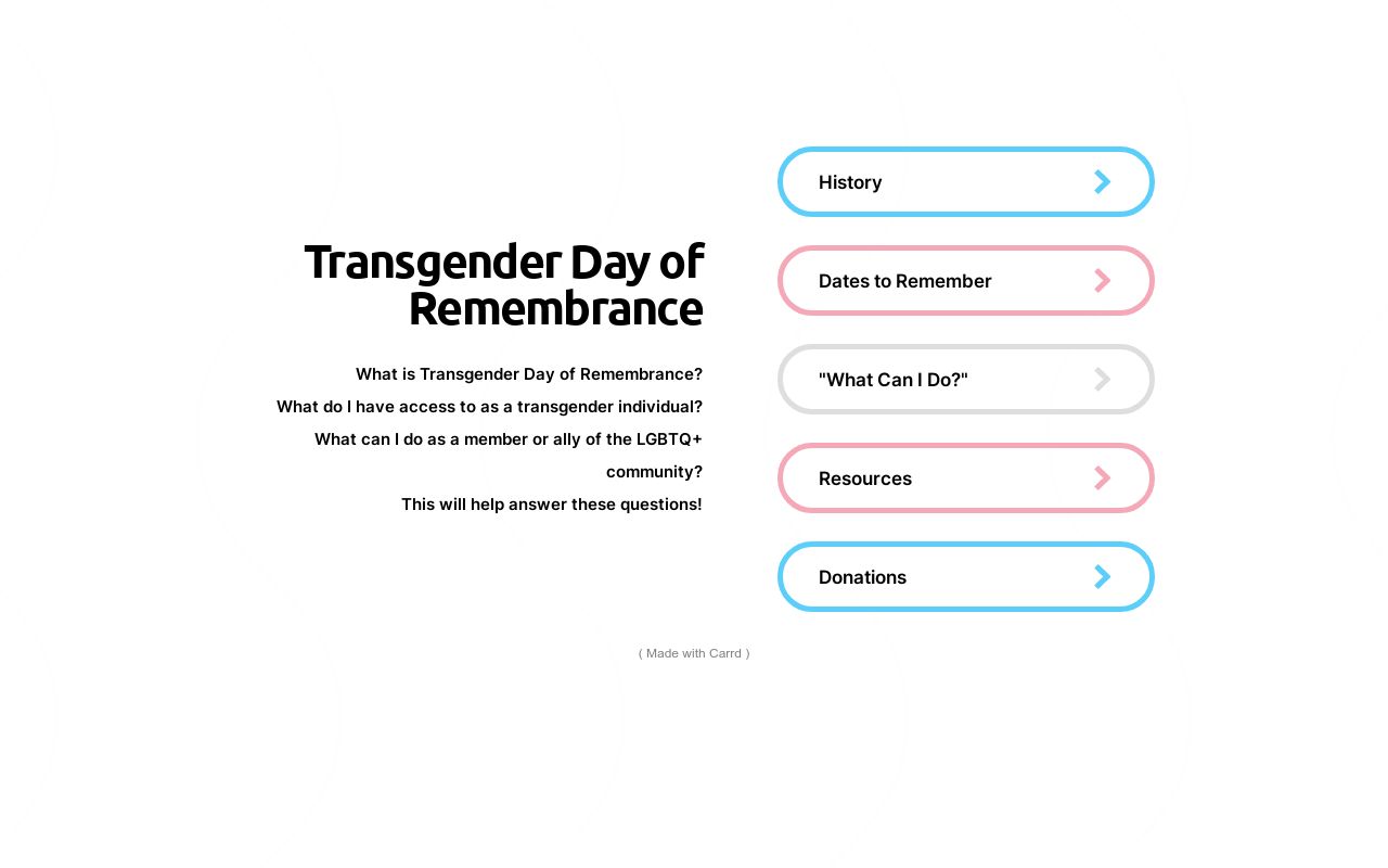 Transgender Day of Remembrance